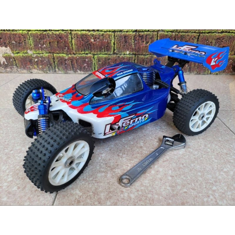 Jual Rc engine RC nitro buggy 1/8 kyosho japan cakep Nego | Shopee ...