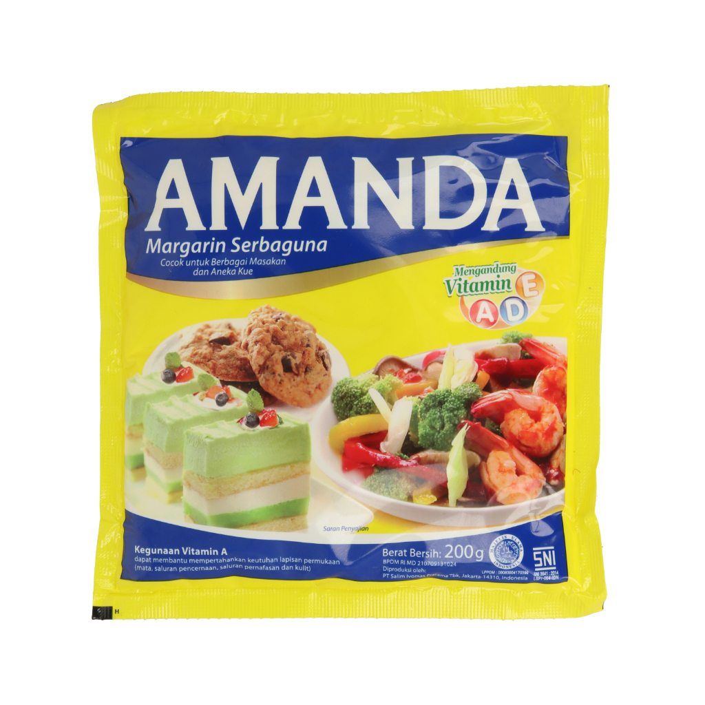 Jual Margarin Dapur Amanda Kemasan Sachet Isi 2 Pack | Shopee Indonesia