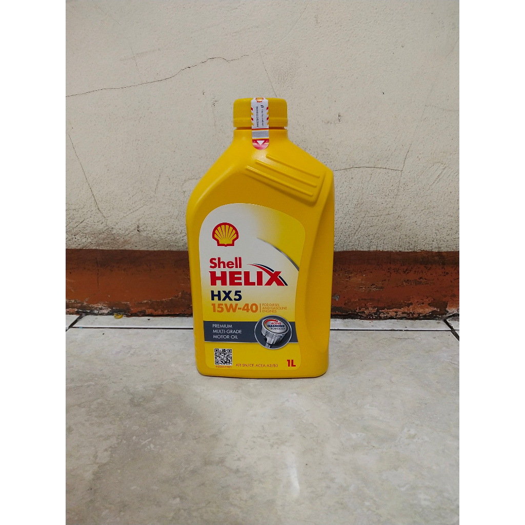 Jual Oli Mesin Shell Helix Hx 5 Hx5 15W-40 1L - 1 Liter | Shopee Indonesia