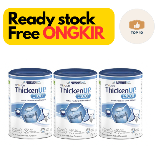 Jual Nestle Resource ThickenUp Clear 125g / 1 BOTOL THICKENUP CLEAR | Shopee Indonesia