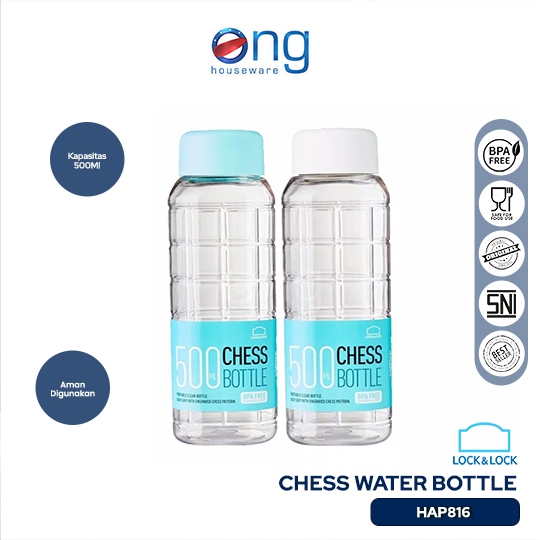 Jual LocknLock Botol Air Minum Premium Chess Bottle 500ml HAP816 HAP ...