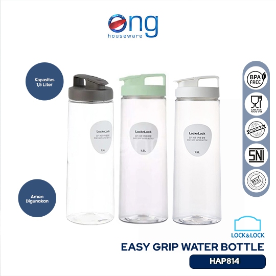 Jual LocknLock Botol Air Minum Easy Grip Water Bottle 1.5L 1,5 Liter ...