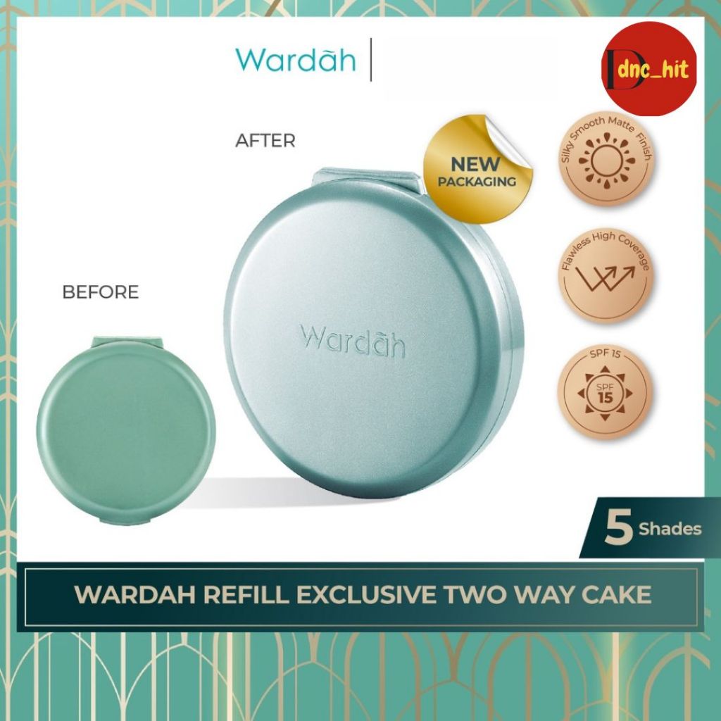Jual Wardah REFILL Exclusive Two Way Cake - SPF 15 PA | Shopee Indonesia