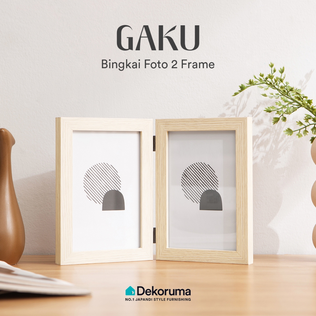 Jual Dekoruma GAKU Bingkai Foto Join Frame 2 Openings 4R | Shopee Indonesia