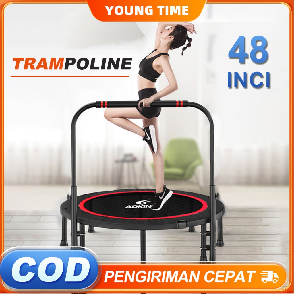 Jual Trampoline Dewasa 48" Alat Olahraga Lompat Sport Jump Alat Fitness Gym | Shopee Indonesia