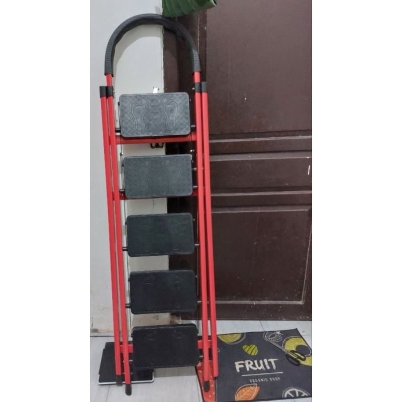 Jual TANGGA LIPAT PORTABLE/ TANGGA ALUMUNIUM /TANGGA BESI KOKOH 5 STEP ...