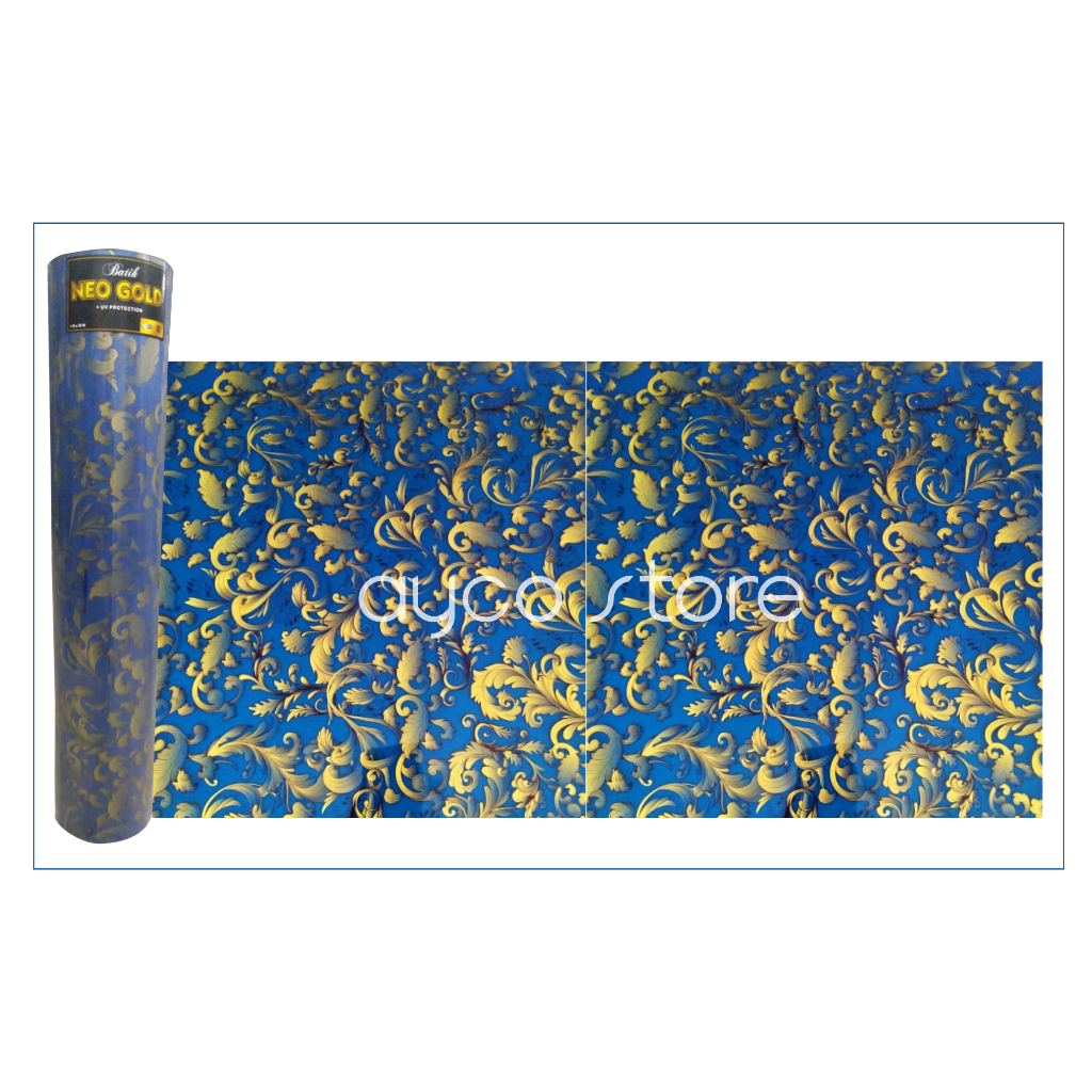 Jual Fiber Pagar Pelapis Penutup Rumah Motif - Batik Neo Gold | Shopee ...