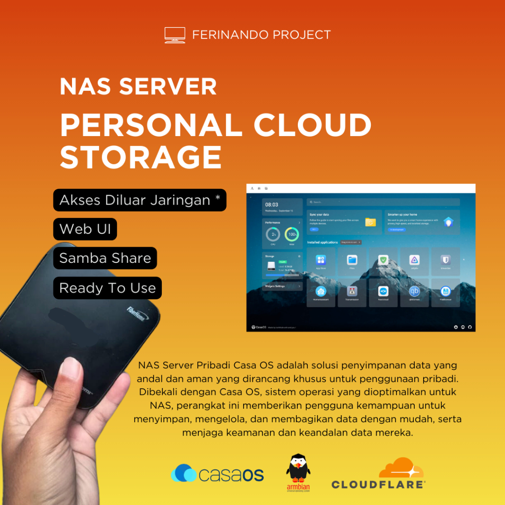 Jual STB NAS SERVER PRIBADI CASA OS HG680P ARMBIAN | Shopee Indonesia