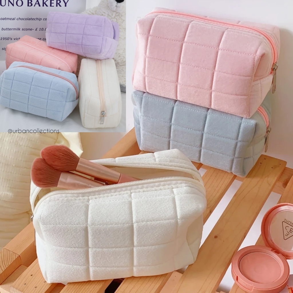 Jual Dompet Make Up Dompet Kosmetik Bulu Make Up Pouch Cosmetic Pouch ...