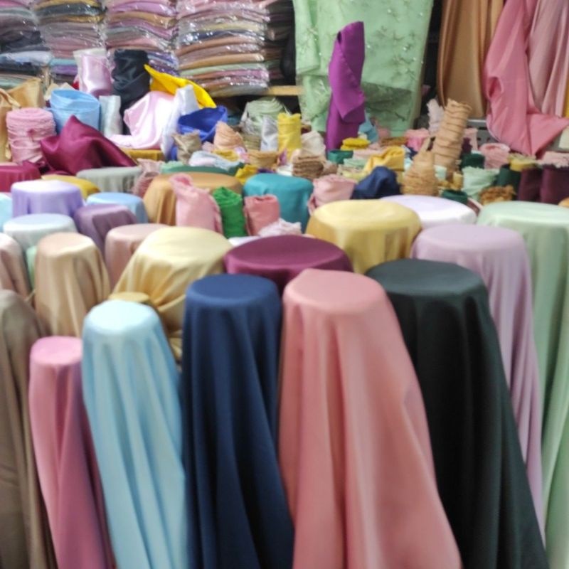 Jual Kain Bahan Satin Velvet Premium Halus | Shopee Indonesia