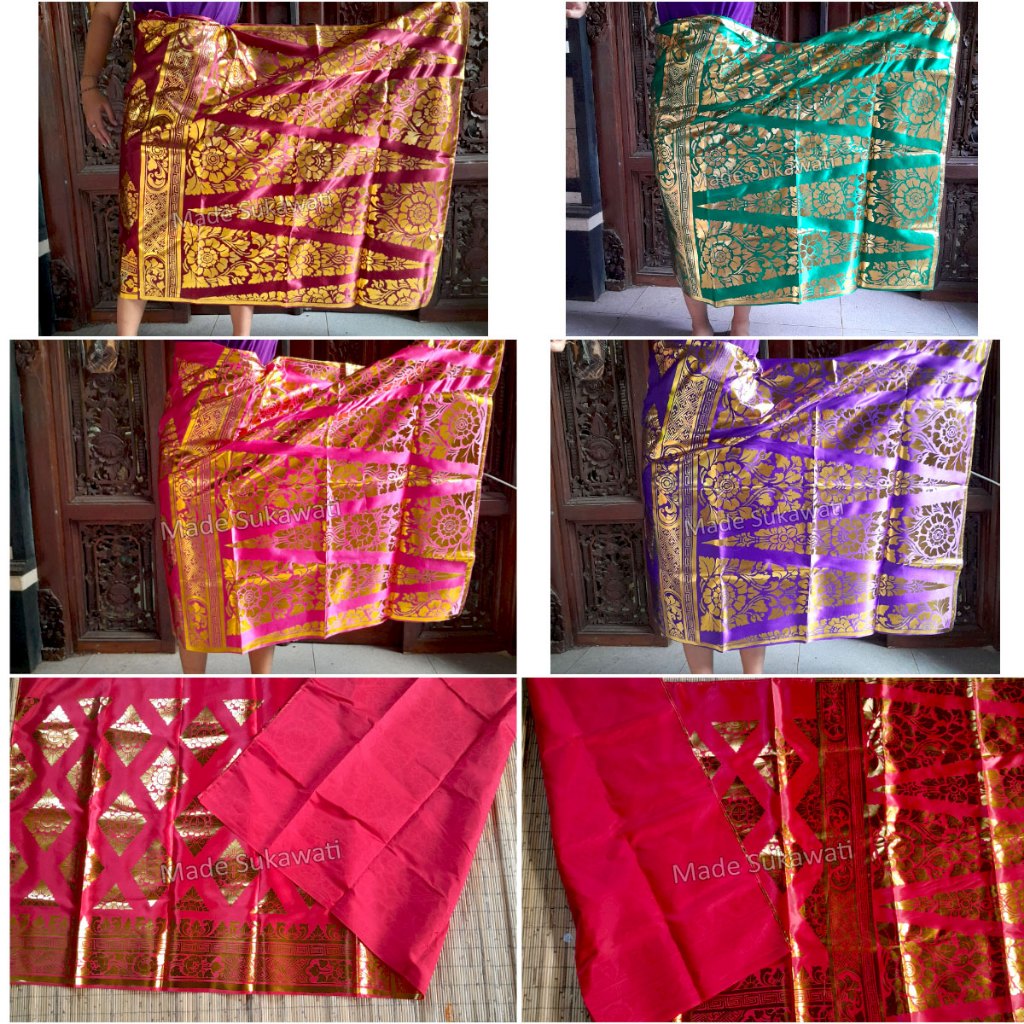 Jual Kain kamen Kancut prada tari adat pengantin bali Kain kancut Satin ...