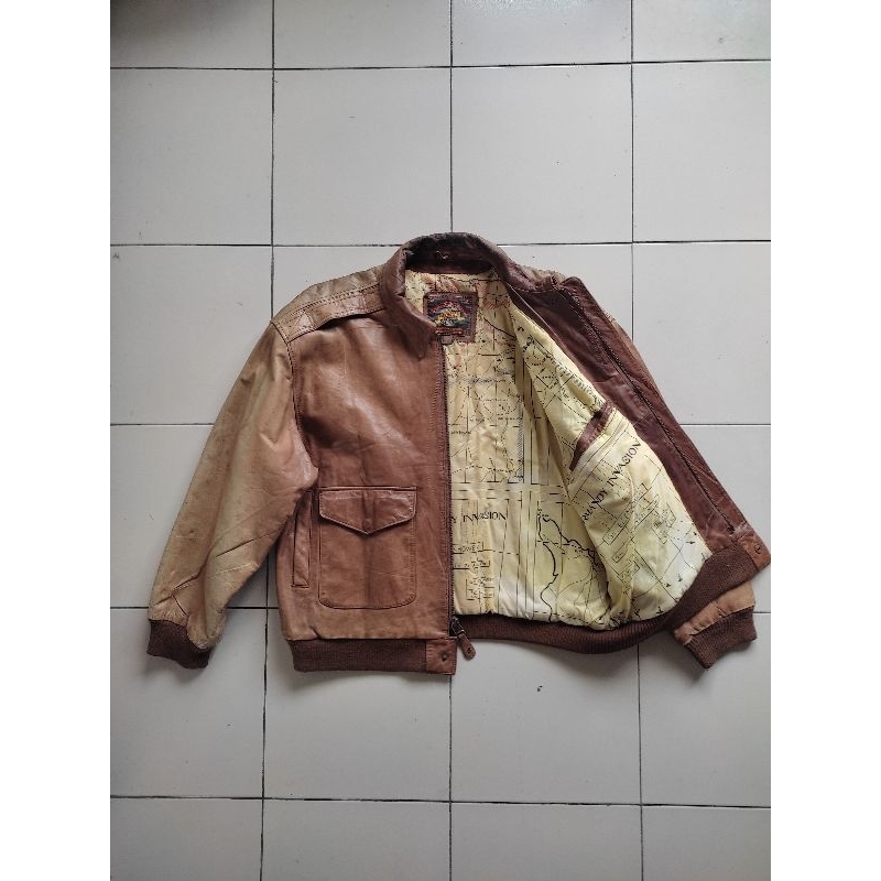 Jual FLIGHT JACKET MA-2 LEATHER ADVENTURE BOUND ORIGINALS 1899/PILOT ...