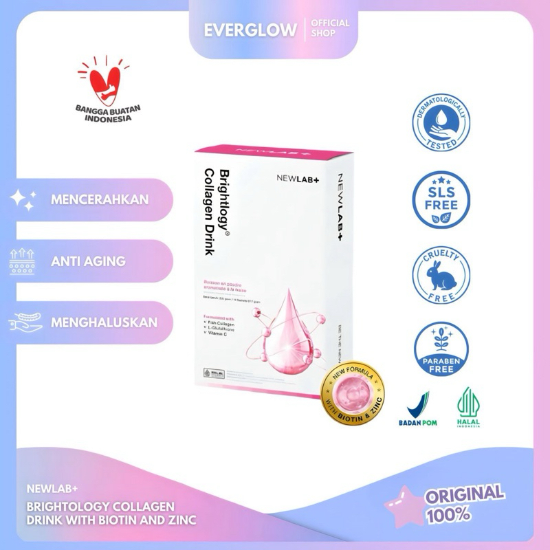 Jual NEWLAB+ Minuman Kolagen Pemutih Badan Cepat | NEWLAB+ Premium ...