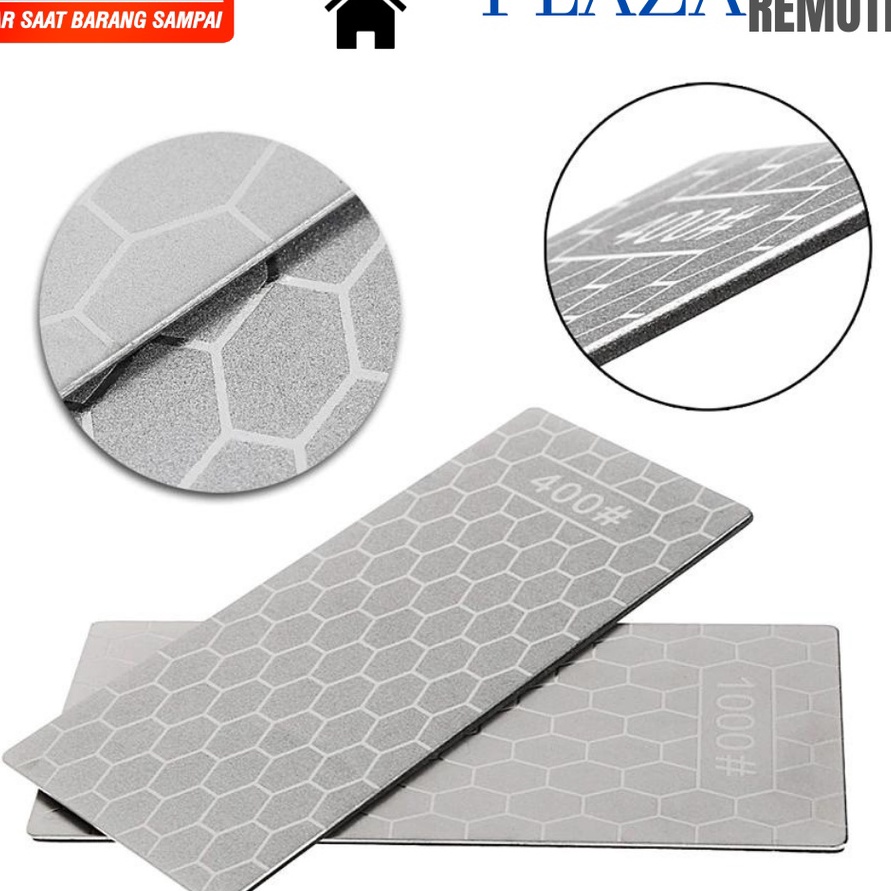 Jual Ready Stock,, BATU PENGASAH PISAU DIAMOND SHARPENING PLATE GRID ...