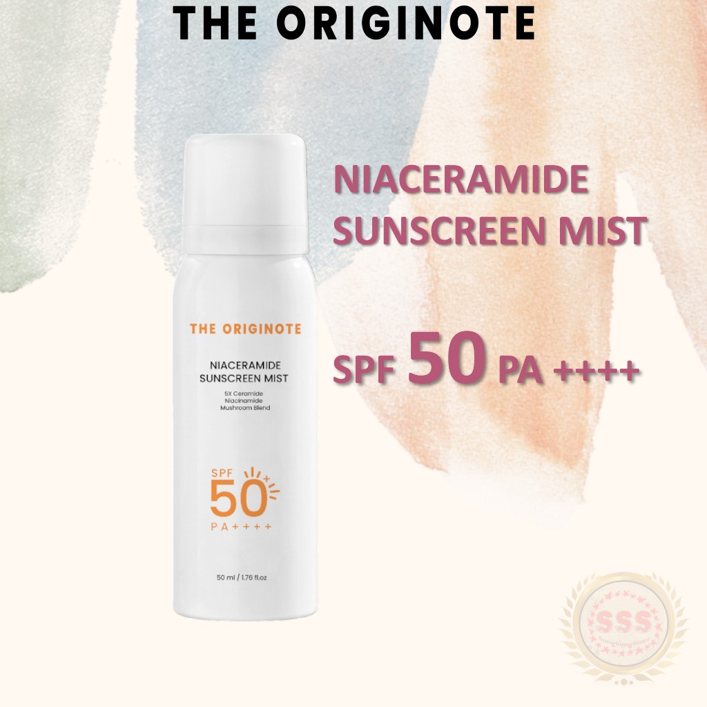 Jual THE ORIGINOTE Niaceramide Sunscreen Mist SPF 50 PA++++ Sunscreen ...