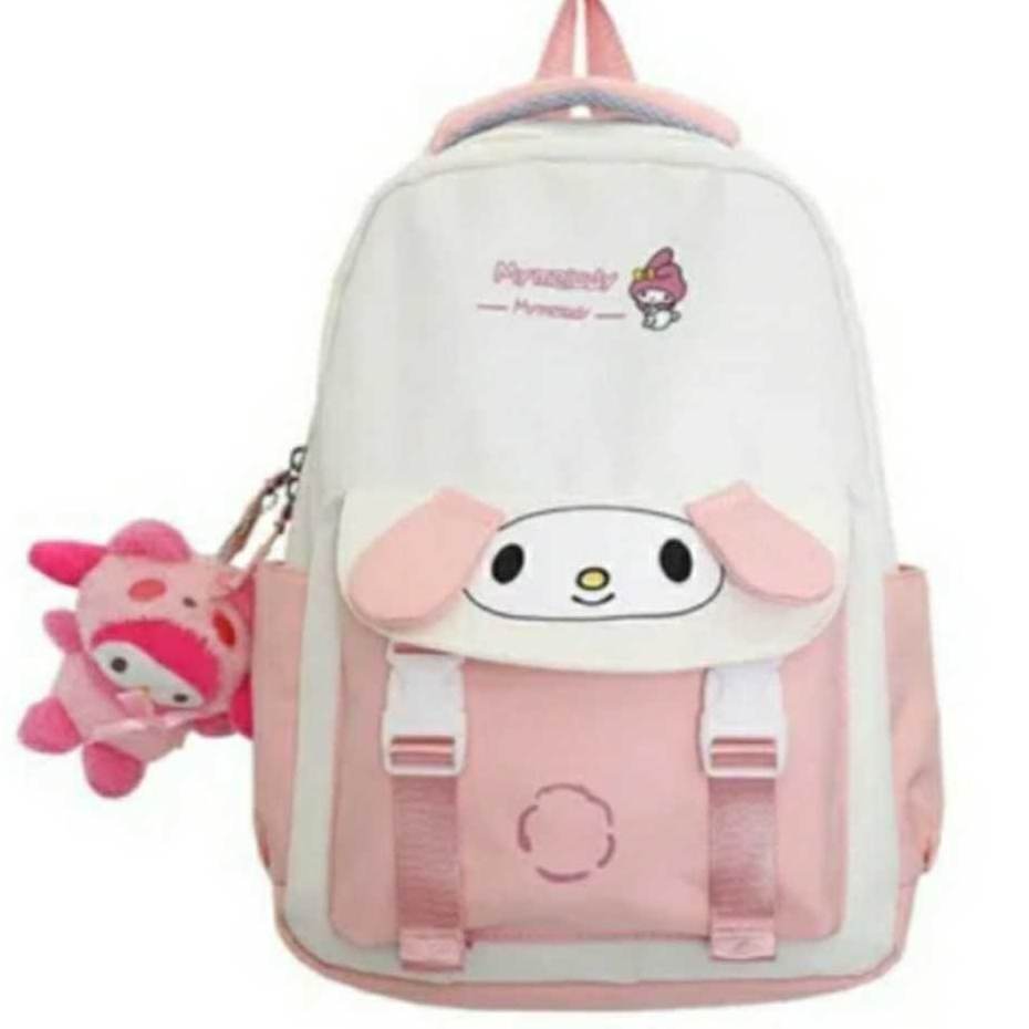 Jual Tas Ransel Anak Sekolah Perempuan SD SMP Motif KUROMI Tas Ransel Backpack Pria Wanita ...