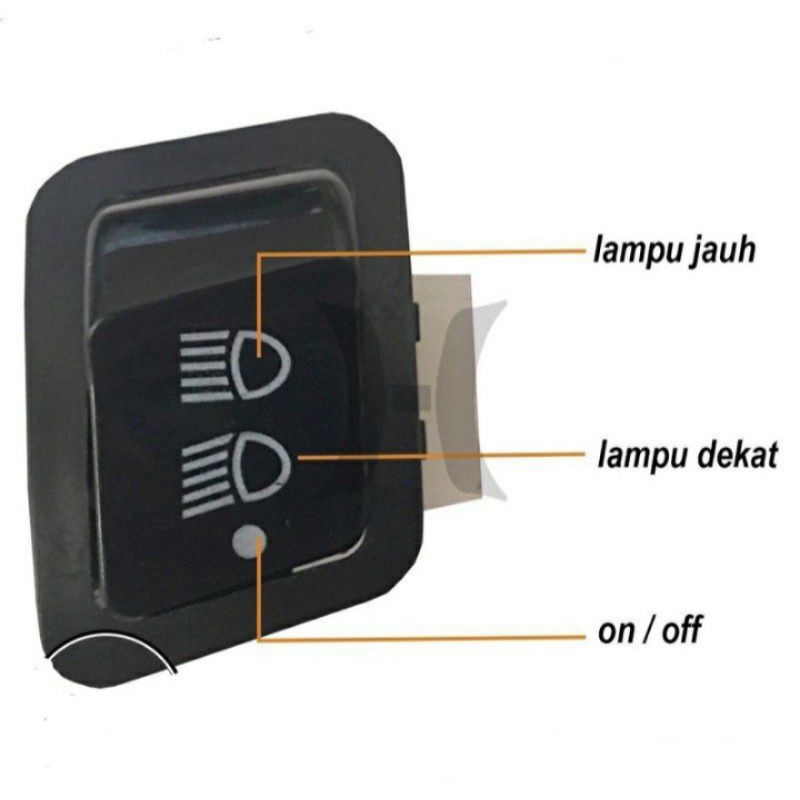 Jual saklar motor lampu tengah Saklar dim lampu motor 3in1 dekat jauh ...