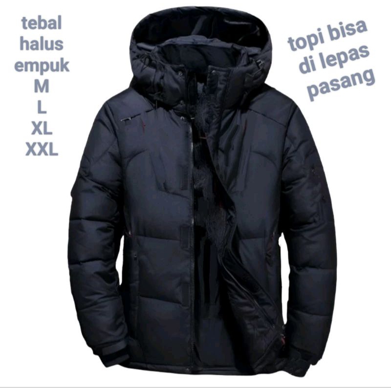 Jual *promo*jaket PUFFER kembung pria wanita M.l.xl.xxl.xxxl/jaket ...