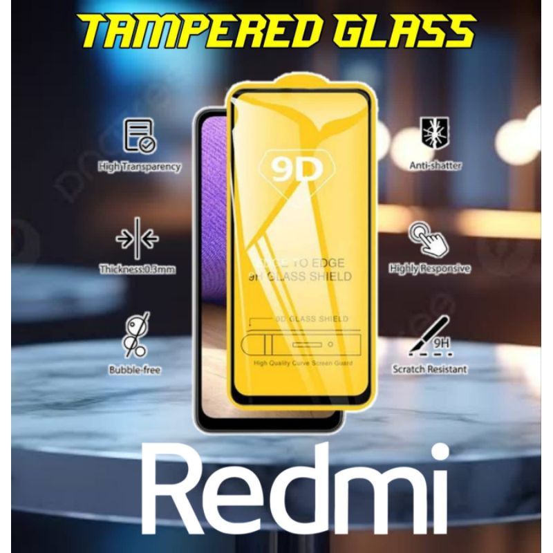 Jual TG TEMPERED GLASS XIAOMI REDMI FULL 5D ANTI GORES PELINDUNG LAYAR ...