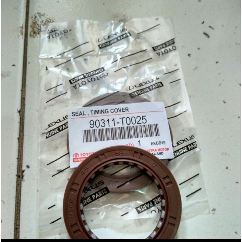 Jual SEAL SIL NOKEN AS KRUK DEPAN TIMING COVER INNOVA HILUX BENSIN 1TR 90311 T0025 ORIGINAL ...