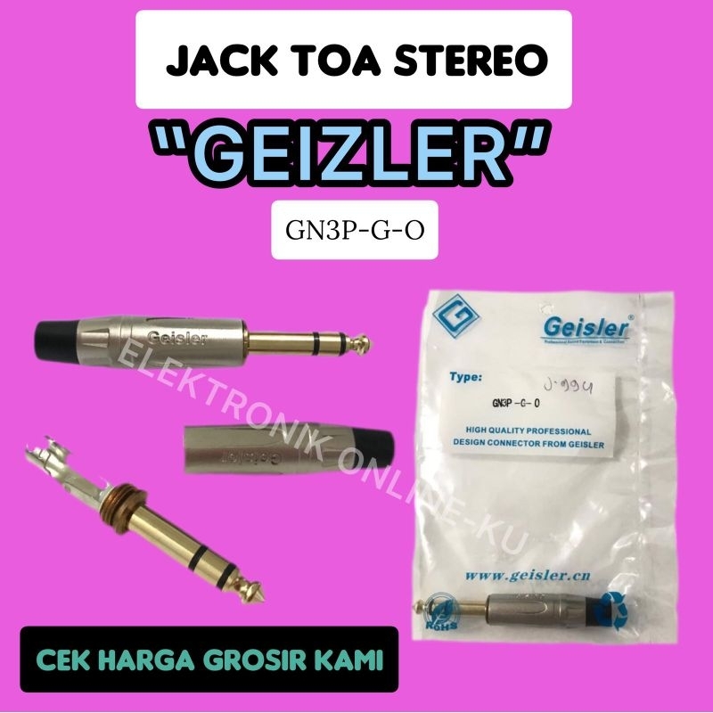 Jual JACK TOA JEK AKAI STEREO GEISLER GN3P-G-O | Shopee Indonesia