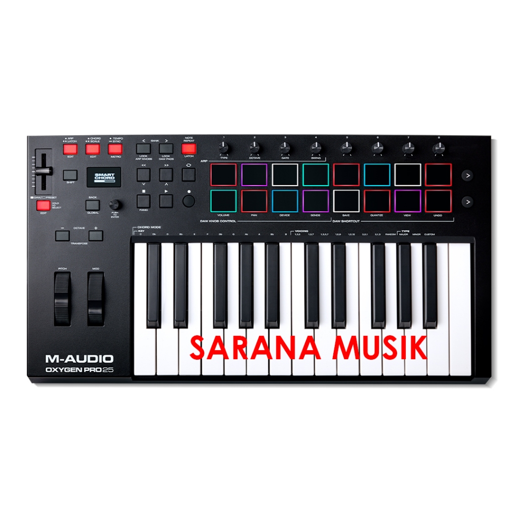 Jual M-Audio Oxygen Pro 25 Midi Controller 25 Keys M Audio Oxyegn Pro25 ...