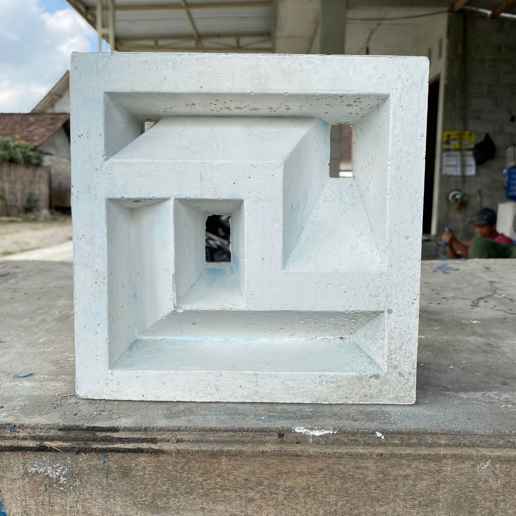 Jual Cetakan Loster 2 Muka Motif Jalusi 12 Ukuran 20x20 tebal 10cm ...