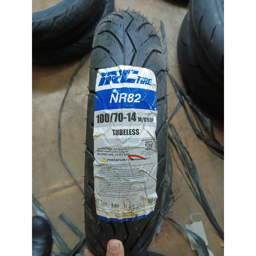 Jual Ban Motor IRC 100/70-14 NR82 TUBLESS | Shopee Indonesia