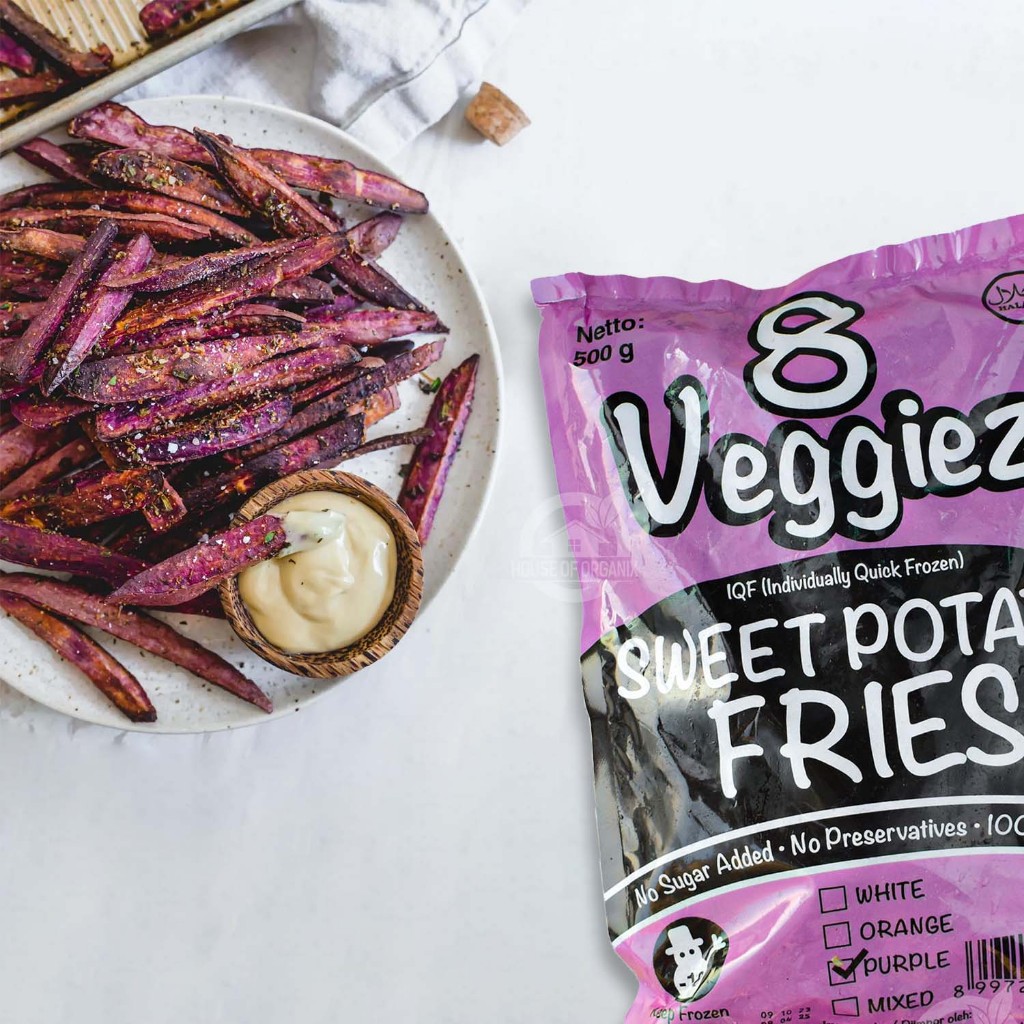 Jual Frozen IQF Purple Sweet Potatoes Fries / Ubi Ungu Fries Beku 500 ...