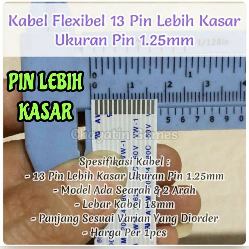 Jual KABEL FLEXIBEL 13 PIN LEBIH KASAR PANJANG & MODEL SESUAI PILIHAN ...