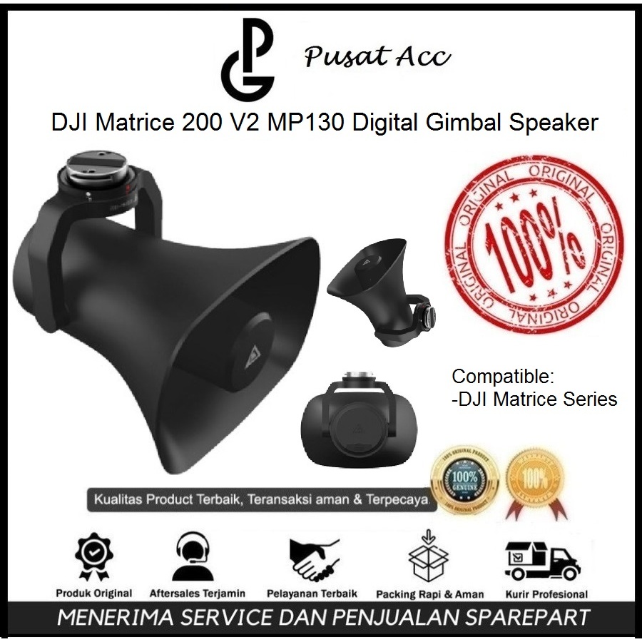 Jual DJI Matrice 200 V2 MP130 Digital Gimbal Speaker - CZI 300 RTK ...