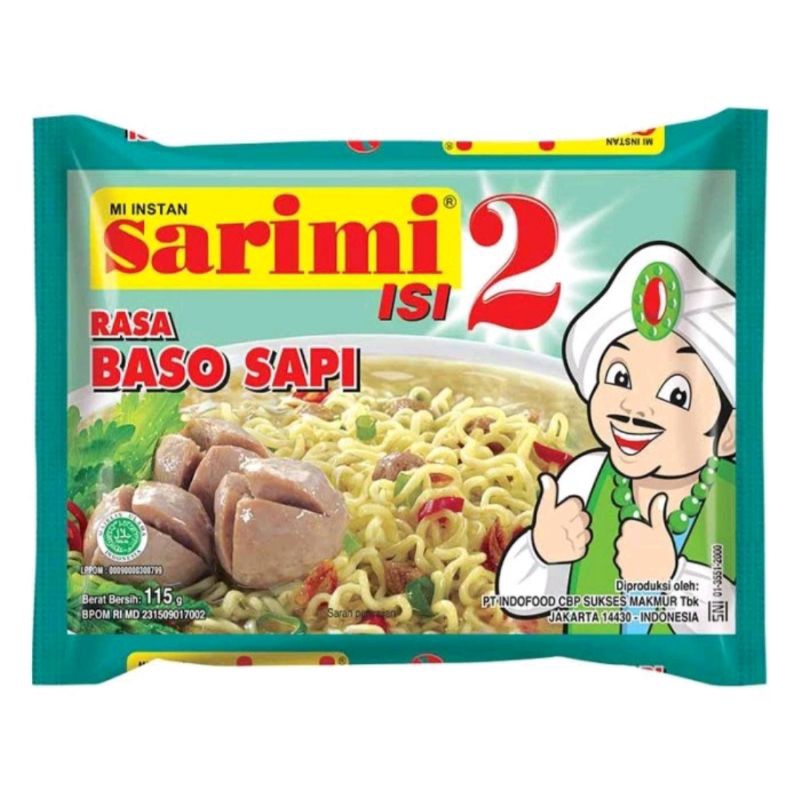 Jual MIE INSTAN SARIMI KUAH ISI 2 RASA BASO SAPI | Shopee Indonesia