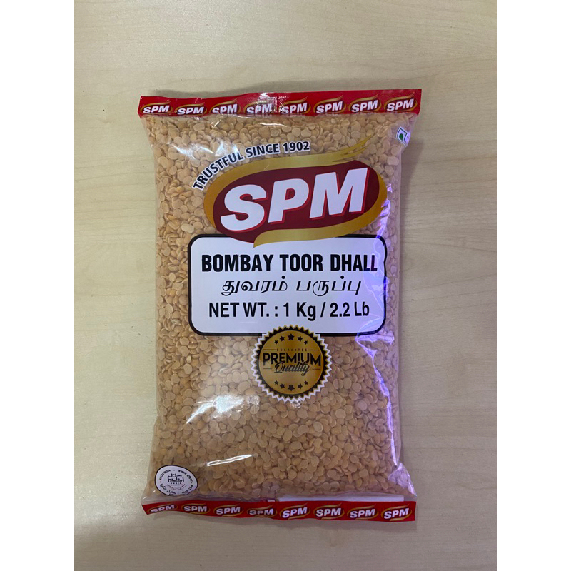 Jual Toor Dhall (1 Kg) (Toor Dal) (SPM) (Bombay Toor Dhall) | Shopee ...