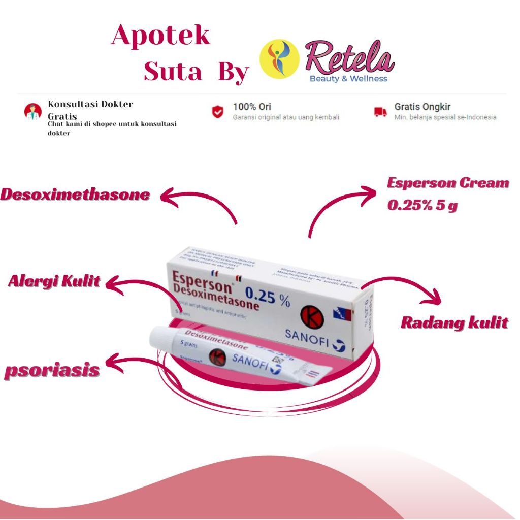 Jual Esperson Cream 0.25% 5 g | Shopee Indonesia
