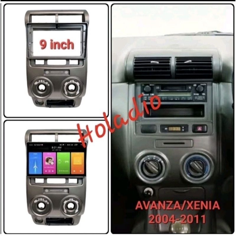 Jual PAKET HEAD UNIT AVANZA ANDROID 9 INCH / PAKETAN HEAD UNIT AVANZA 9 ...