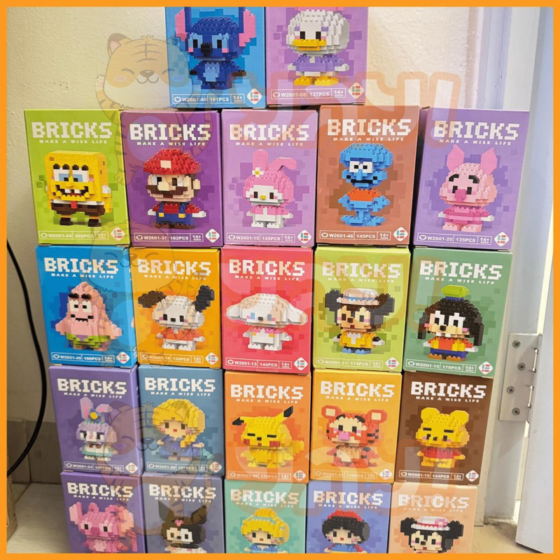 Jual YAY! DIY Bricks Mini Building Block Nano Block Model Karakter ...