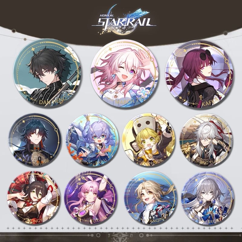 Jual Official Merchandise HSR - Pin Logam Karakter Bulat | Shopee Indonesia