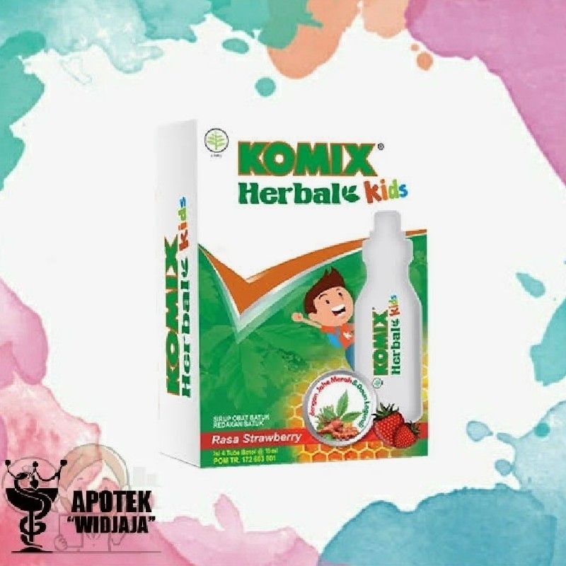 Jual komix herbal kids 4botol tube sachet saset sach botol 4 x 10ml 10 ...
