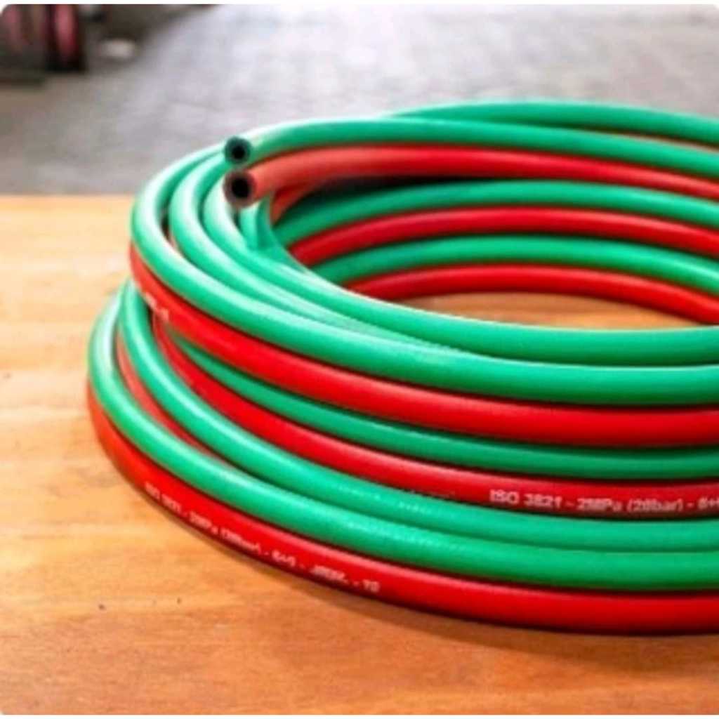 Jual Selang Las Double NCR 3/8 x 1/4 inch Meteran Welding Hose Thailand ...