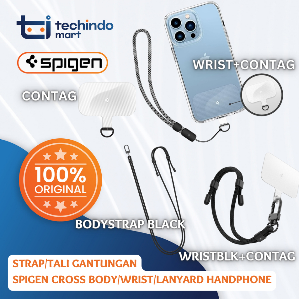 Jual Strap Tali Gantungan HP Spigen Cross Body / Wrist Handphone ...