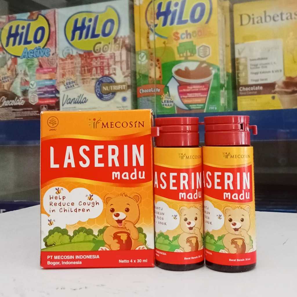 Jual LASERIN Madu Sirup Obat Batuk 30ml | Shopee Indonesia