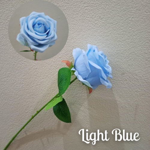 Jual MAWAR SINGLE STEM BUNGA MAWAR TANGKAI ARTIFICIAL FLOWER BUNGA ROSE ...
