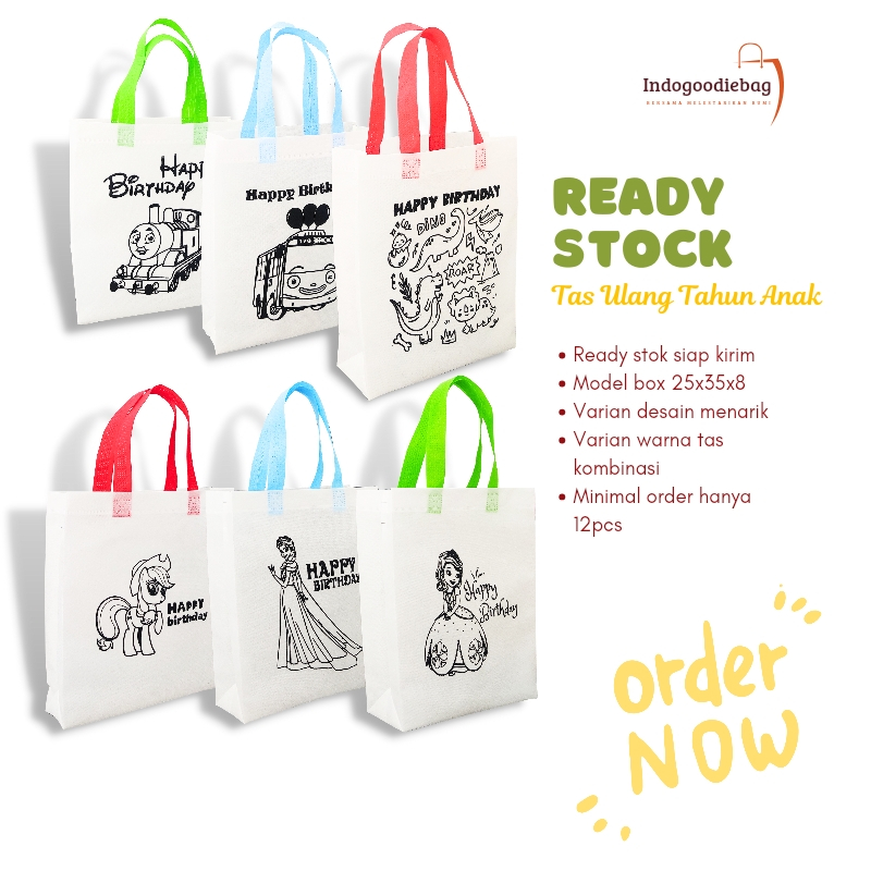 Jual Tas Goodiebag Standing Tali 25 x 35 x 8 souvenir goodie bag ...