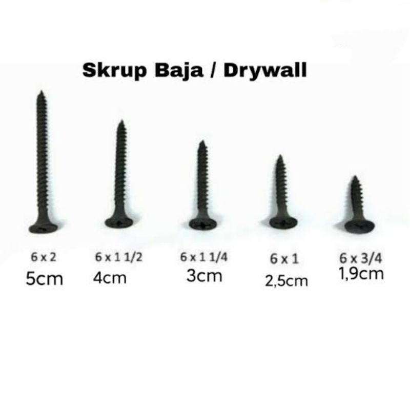 Jual [COD] PROMO!!! Skrup Gypsum 750 Gram| Sekrup Gypsum| Skrup Baja ...