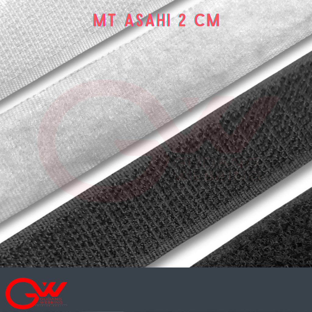 Jual Magic Tape/ Velcro Tas / Perepet Kasar & Halus / Velcro Asahi 2cm ...