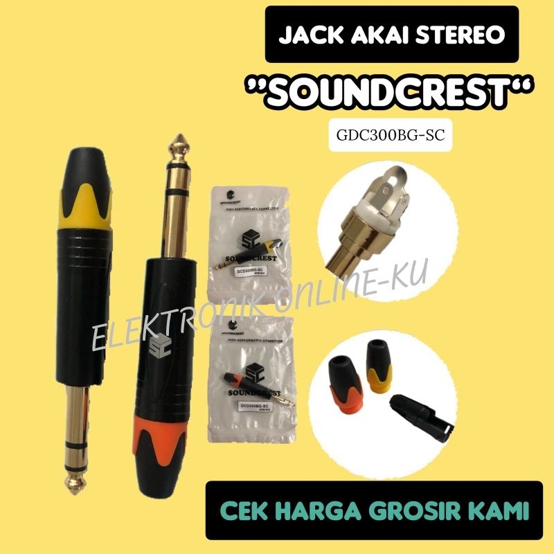 Jual JACK TOA STEREO GOLD SOUNDCREST GDC300BG-SC | Shopee Indonesia
