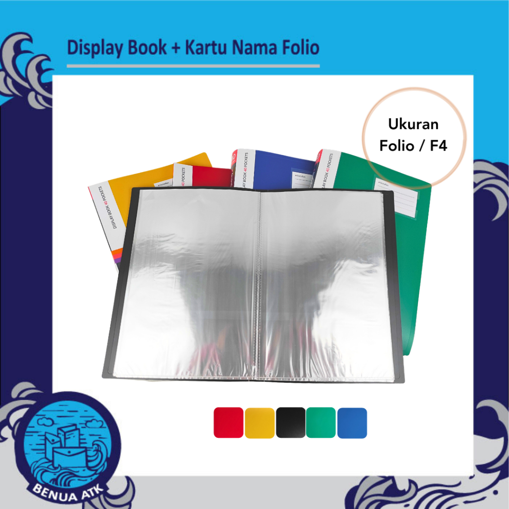 Jual Dataflex Display Book / Clear Holder 20 , 40 , 60 Pocket + Kartu ...