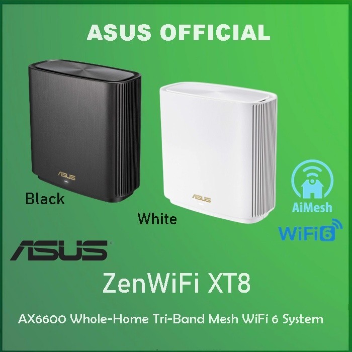 Jual ASUS ZenWiFi AX-6600 Whole-Home Tri-Band Mesh WiFi 6 System XT8 ...