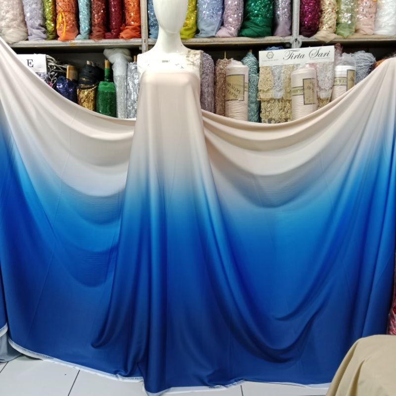 Jual kain Armani gradasi/bahan gradasi warna/Armani gradasi/bahan ...