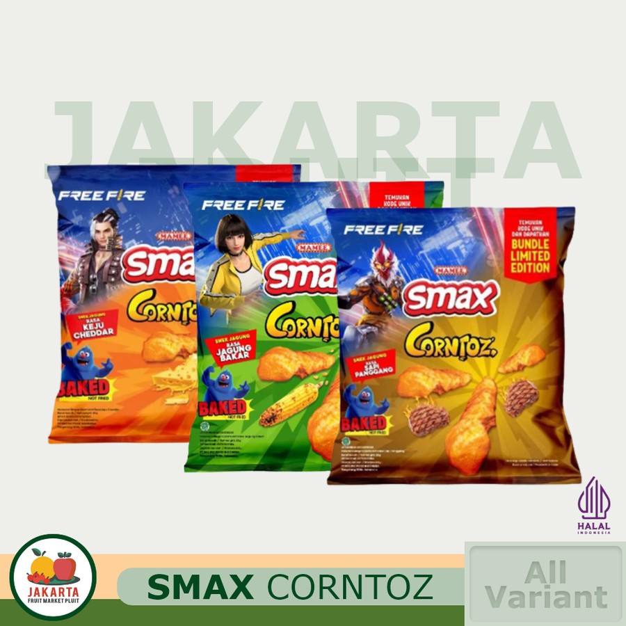 Jual CEMILAN SMAX CORNTOZ MAMEE Snack Jagung Bakar / Keju Cheddar ...